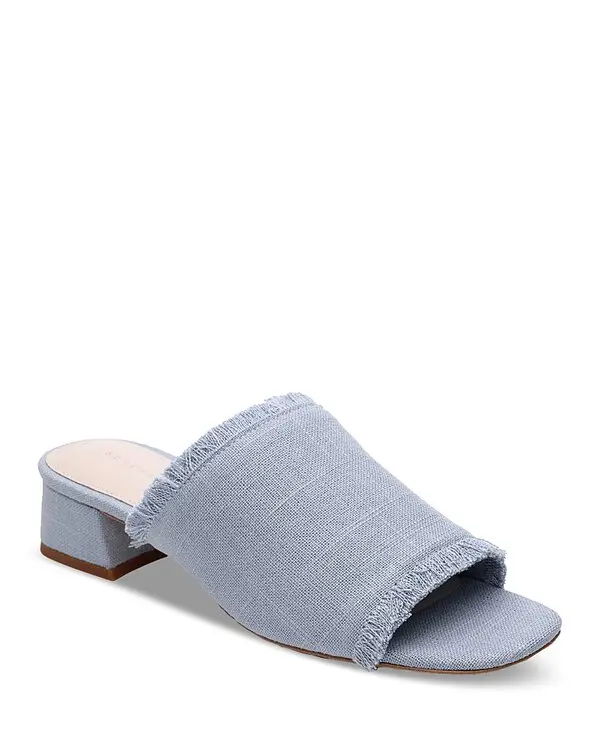 Sanctuary Refresh Heeled Slide Sandals - Blue Bliss