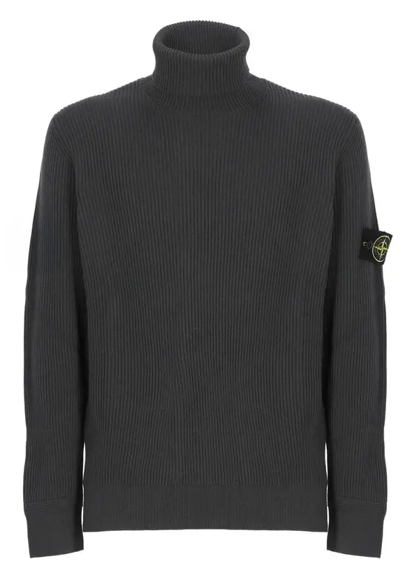 Stone Island Wool Sweater - Grey