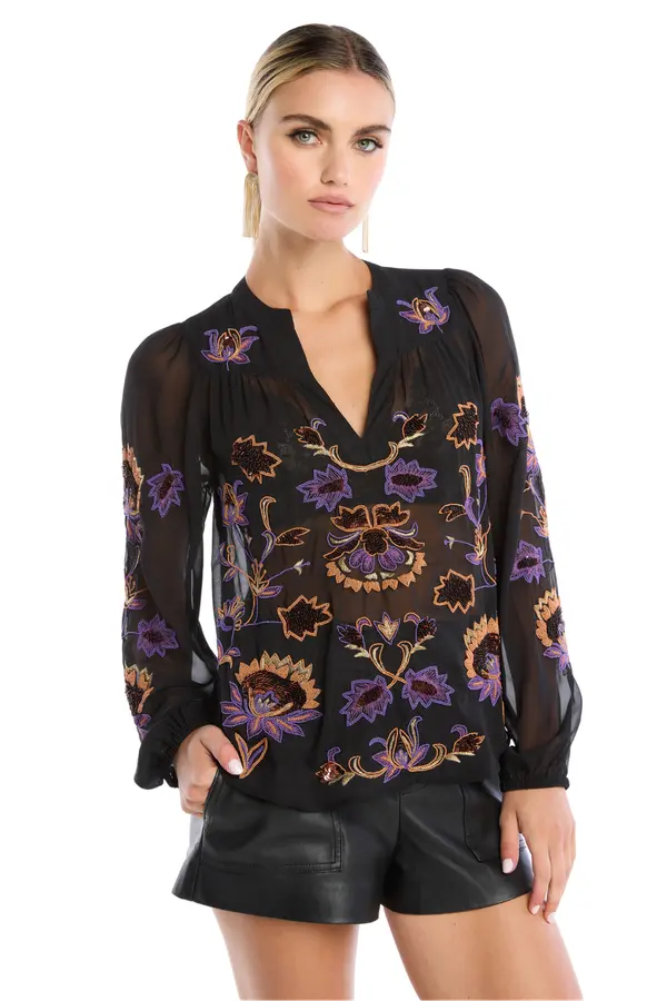 Allison Nicola Holiday Blouse