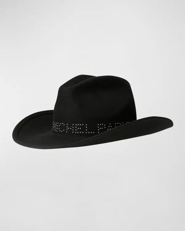 MAISON MICHEL Austin Studded Cowboy Hat
