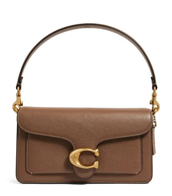 Coach Pebbled Leather Tabby Shoulder Bag - Neutral | Editorialist