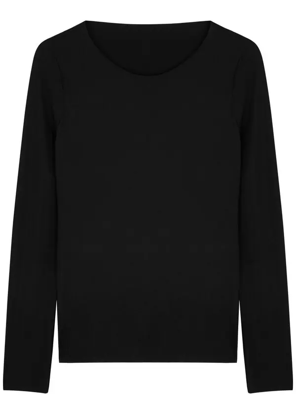 Wolford Aurora Pure Stretch-jersey Top - Black