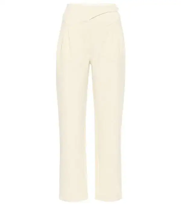Buy BLAZÉ MILANO Blazã© Milano Resolute Basque High-rise Wool Pants ...
