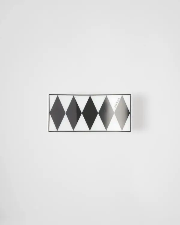 Prada Checkerboard Porcelain Chopstick Rests