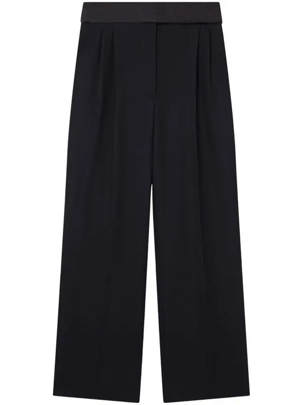 Stella McCartney Wide-leg Wool Trousers