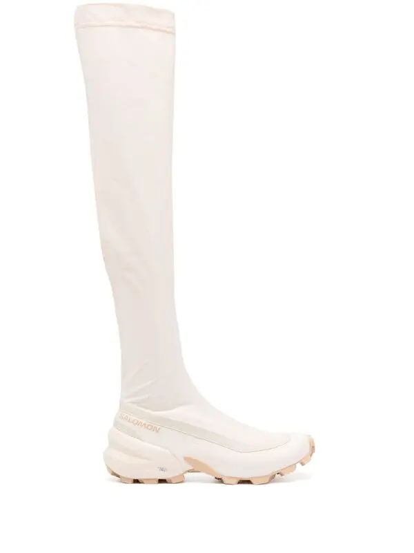 MM6 MAISON MARGIELA X SALOMON Thigh-high Boots - Neutrals