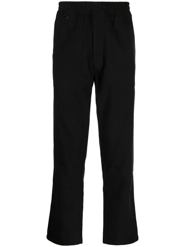 CHOCOOLATE Logo-appliqué Elasticated-waistband Chinos