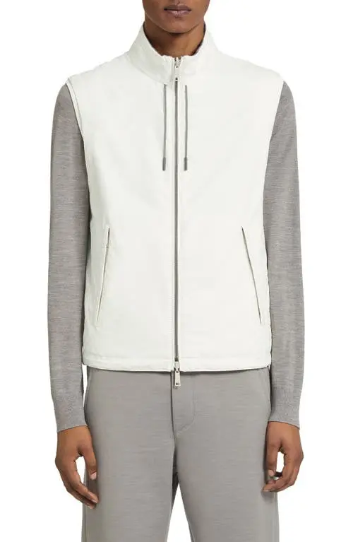 Zegna Zephyr Reversible Vest - White