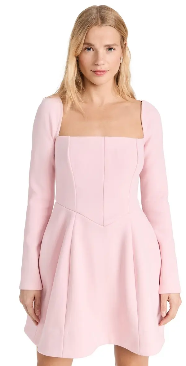 Staud Belinda Dress In Cherry Blossom - 75% Off | Editorialist