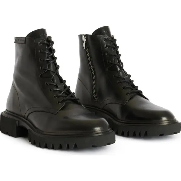 All Saints Vaughan Zip Derby Boots