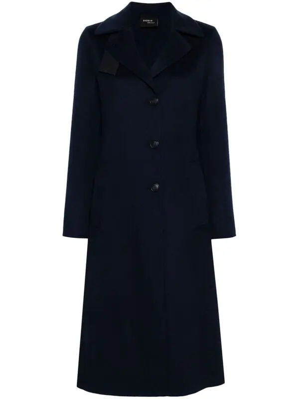 Akris Single-breasted Cashmere Coat