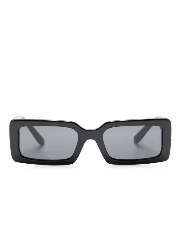 Dolce & Gabbana Logo-plaque Rectangle-frame Sunglasses