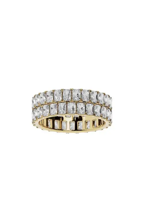 JENNIFER FISHER 18k Gold 4.2ctw Lab-created Diamond Eternity Ring