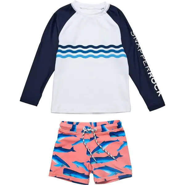 SNAPPER ROCK Whale Tail Rashguard Swimsuit