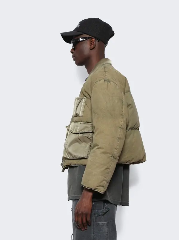 Enfants Riches Déprimés Next Exit Military Puffer Jacket - Olive Green ...