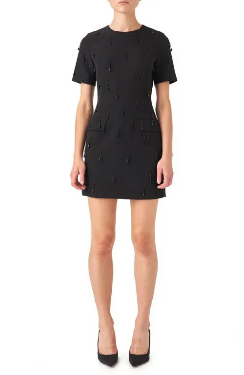 Endless Rose Beaded Fringe Minidress