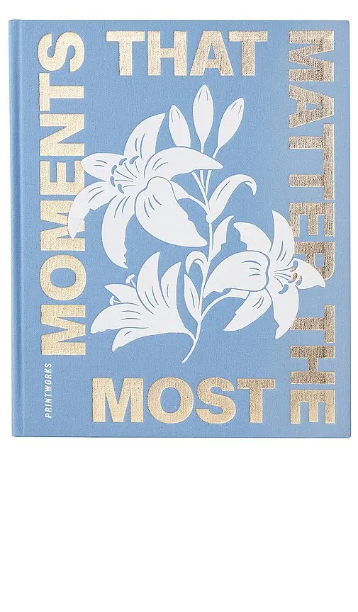 PRINTWORKS Moments That Matter The Most Photo Album - Blue Multi