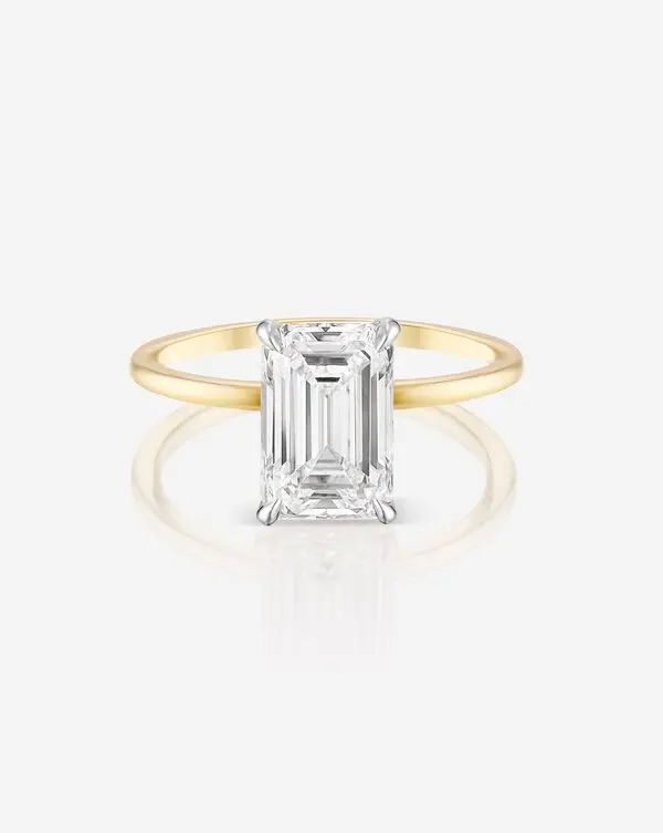 Ring Concierge 2.55 Emerald In The Whisper Thin® With Hidden Halo - One ...