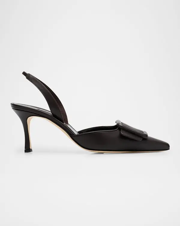 Manolo Blahnik Maysli Pumps - Dark Brown