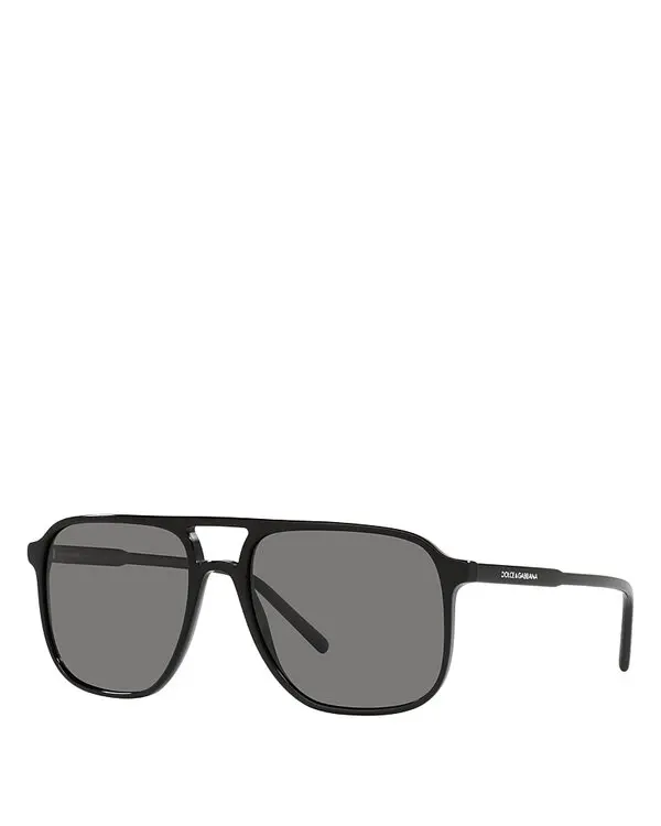 Dolce & Gabbana Polarized Aviator Sunglasses, 58mm