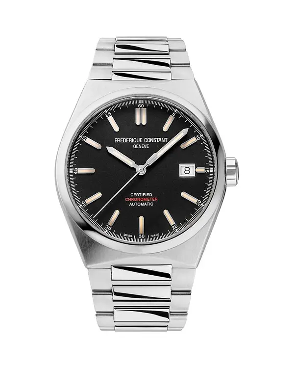 FREDERIQUE CONSTANT Highlife Automatic Cosc Watch With Interchangeable Strap, 39mm - Black/silver