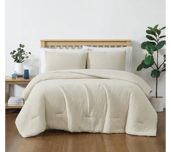 TRULY SOFT Cozy Gauze King 3 Piece Comforter Se T