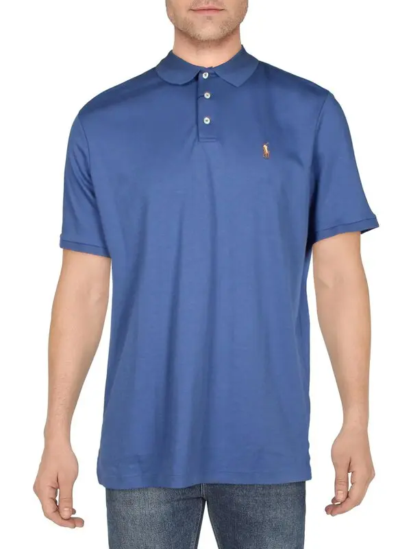 Buy Ralph Lauren Cotton Collar Polo - Blue At 42% Off | Editorialist