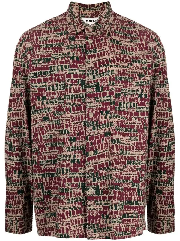You Must Create Ed Mitchum Abstract-print Shirt