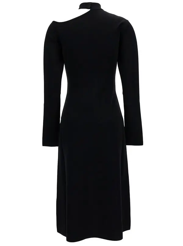 FERRAGAMO Midi Dress With Cut-out