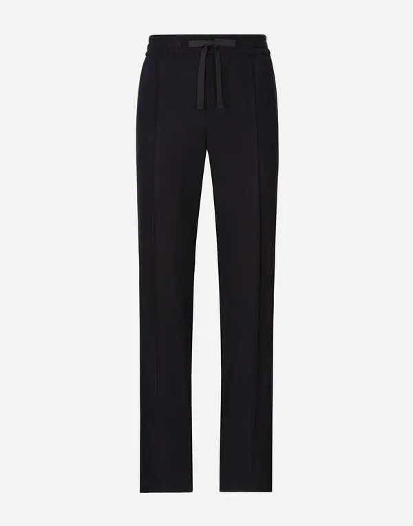 Dolce & Gabbana Stretch Jersey Jogging Pants - Blue