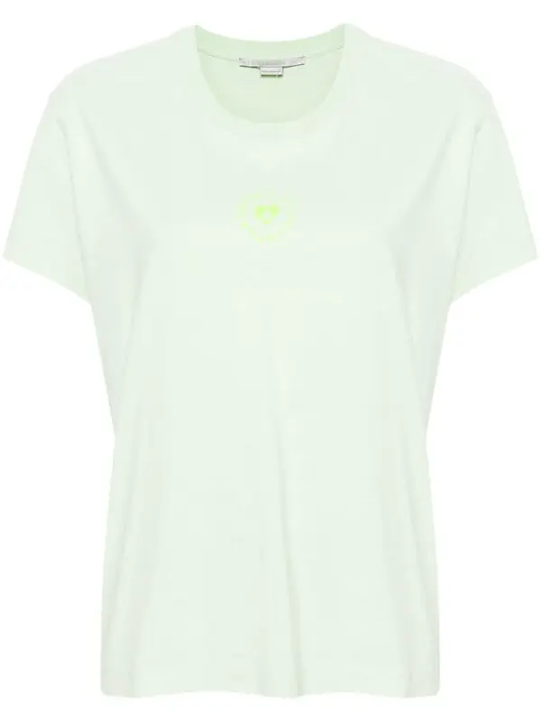 Stella McCartney Lovestruck Logo T-shirt - Green