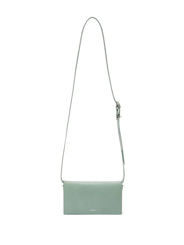 JIL SANDER All-day Snakeskin-effect Shoulder Bag
