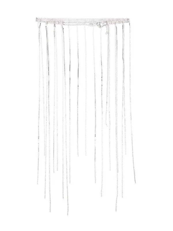 LOULOU Crystal-embellished Drop Belt