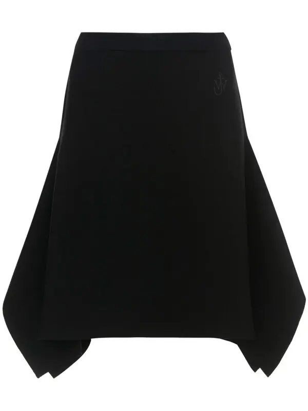 JW Anderson Asymmetric-hem Midi Skirt