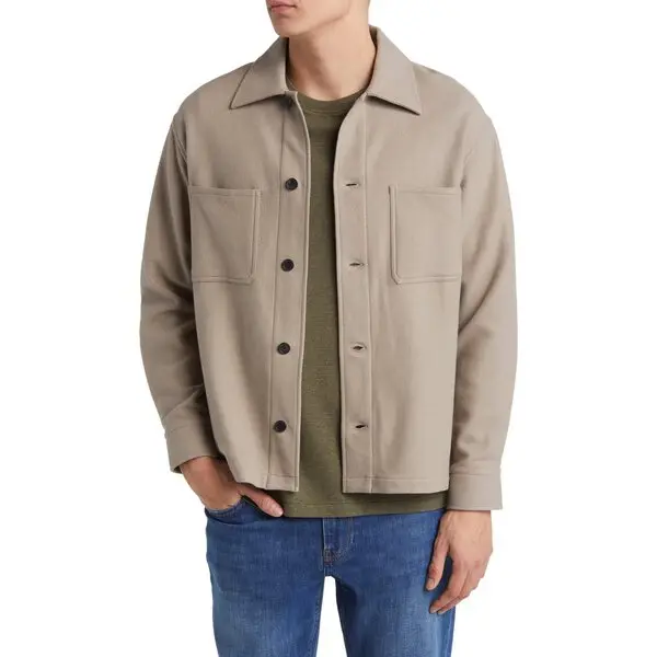 FRAME Virgin Wool Blend Overshirt