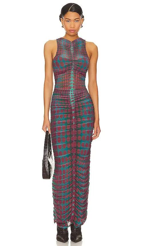 AFRM Peyton Printed Maxi Dress