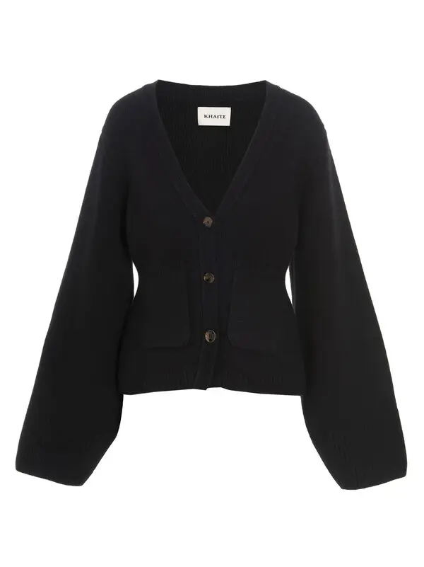Khaite Scarlet Cashmere Cardigan - Black