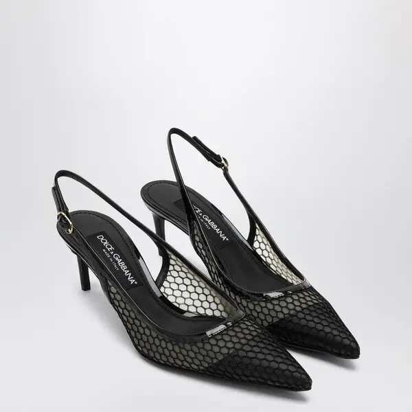 Dolce & Gabbana Mesh Slingbacks