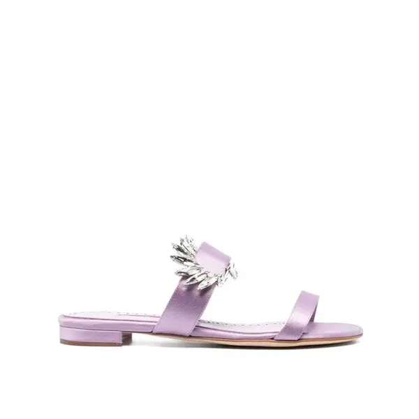 Manolo Blahnik Chivela Flat Sandals