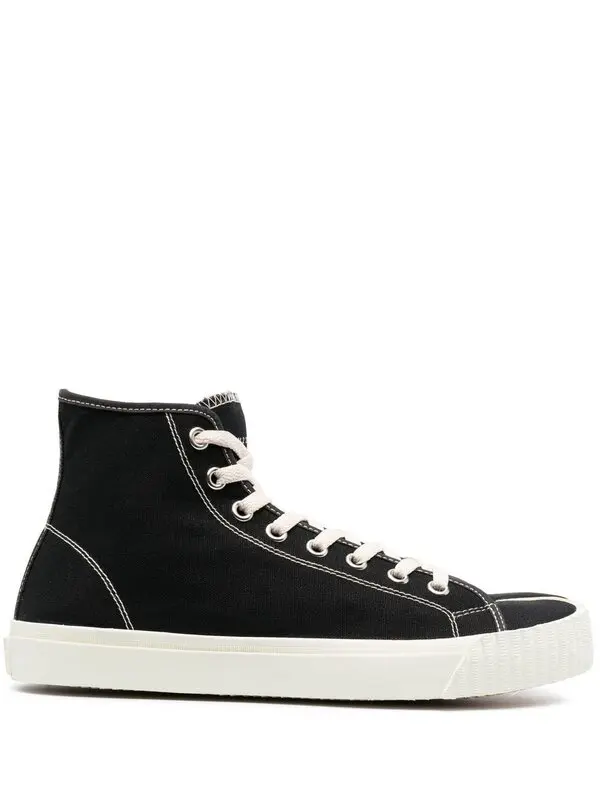 MAISON MARGIELA Tabi Canvas Sneakers - Black