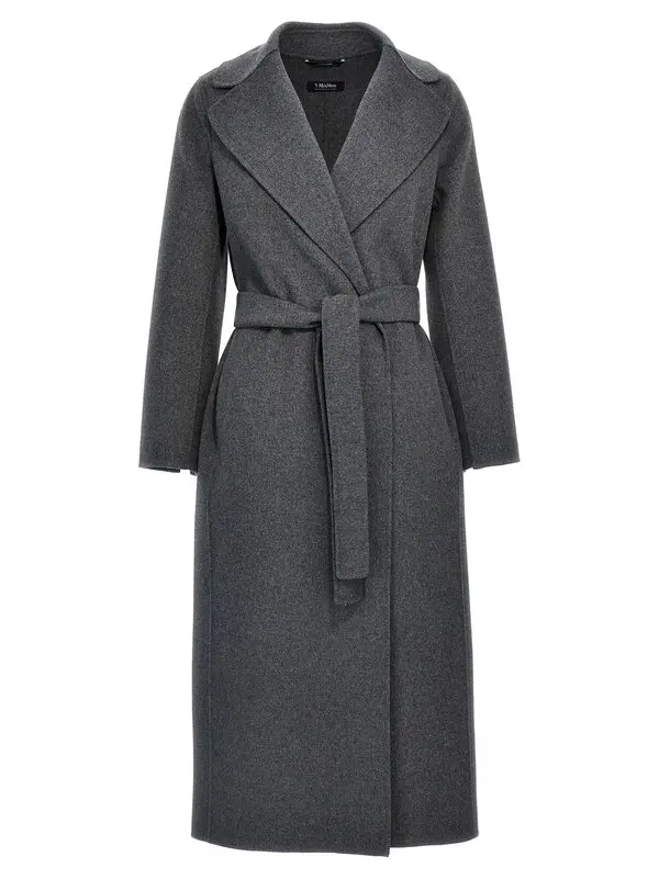 Max Mara Poldo Wool Coat - Gray