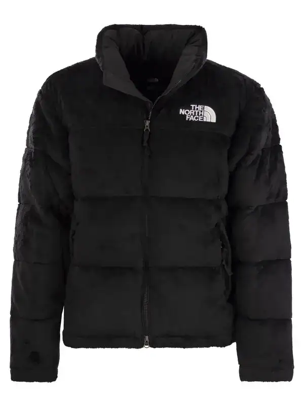 The North Face Versa Velour Nuptse Down Jacket - Black | Editorialist