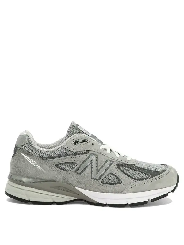 NEW BALANCE Made In Usa 990v4 Core Sneakers - Grey | Editorialist