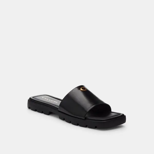 Coach Florence Sandal - Black