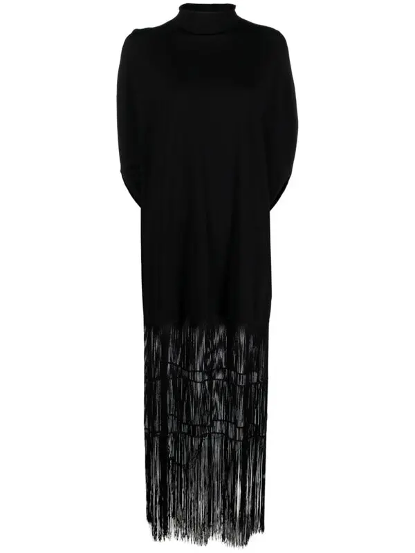 Khaite Olson Fringed Maxi Dress