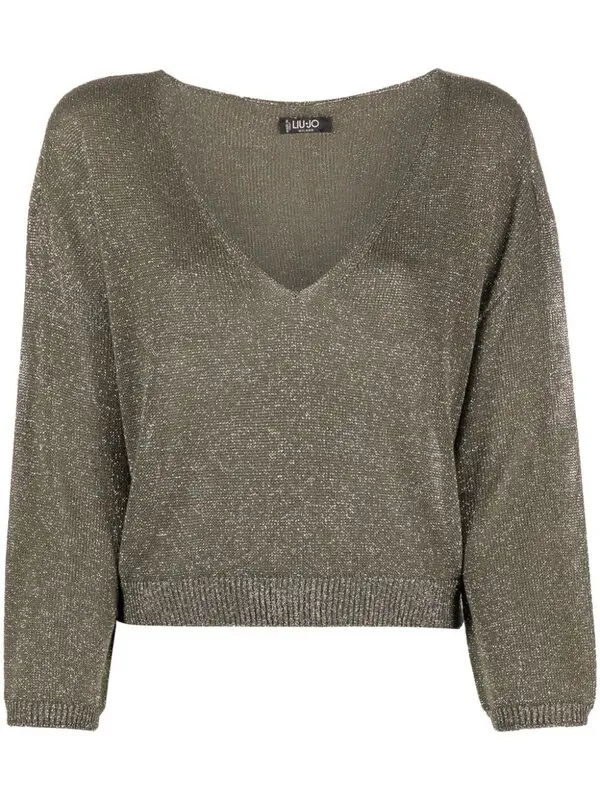Liu Jo Metallic-threading Top