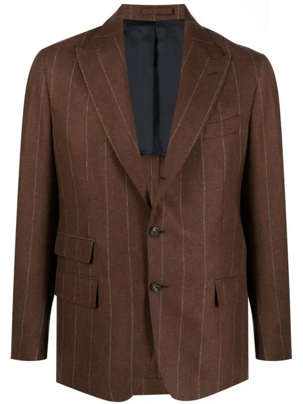 Eleventy Pinstriped Single-breasted Blazer