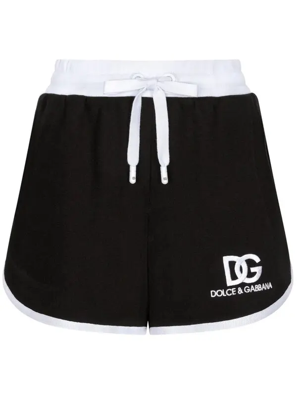 Dolce & Gabbana Logo-embroidered Shorts