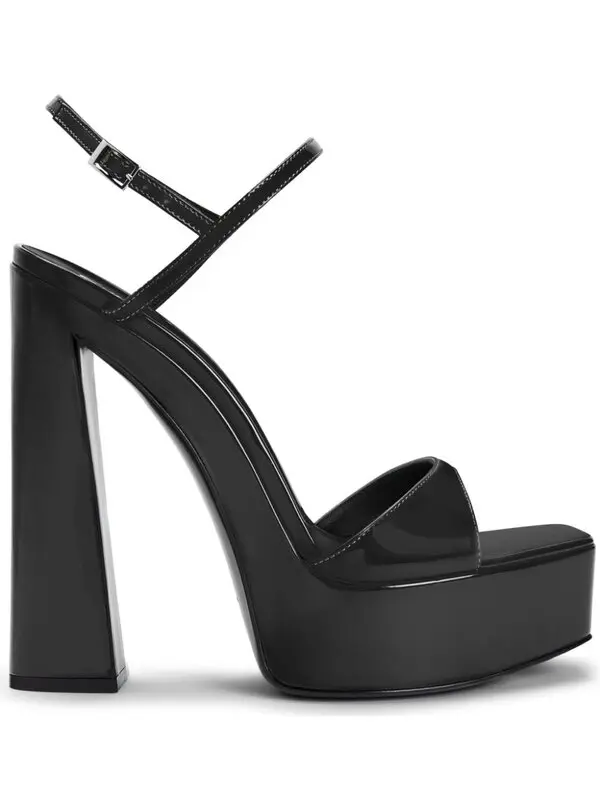 GIUSEPPE ZANOTTI Sylvy 145mm Platform Sandals - Black