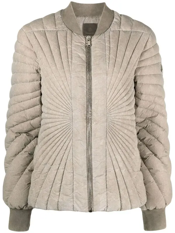 MONCLER + RICK OWENS Radiance Flight Padded Bomber Jacket